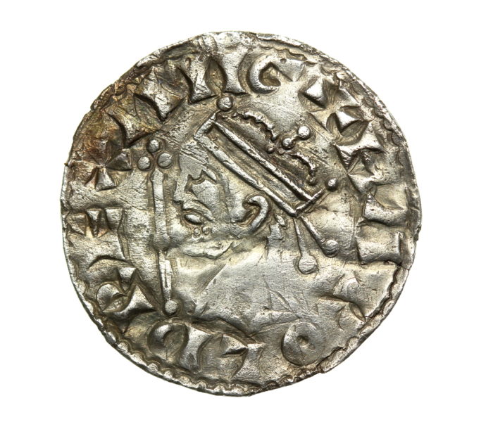 Harold II 1066AD Silver Penny PAX Type with Sceptre Godric/Thetford ...