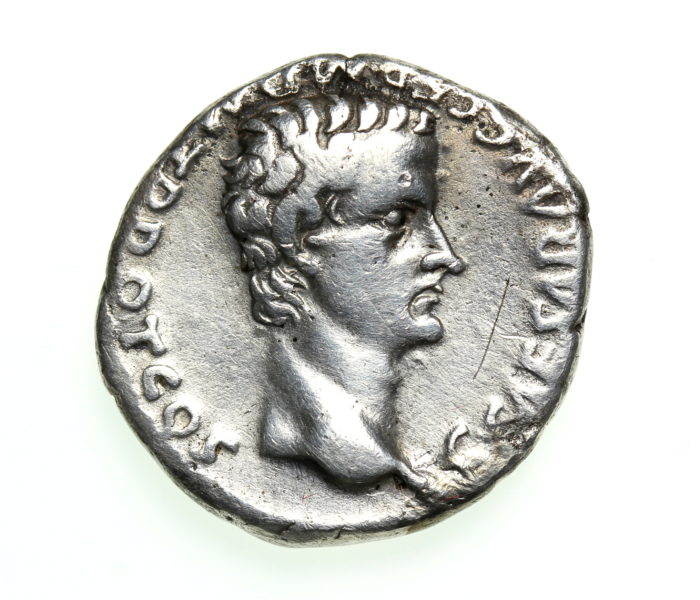 Caligula 37-41AD Silver Denarius Caligula / Divus Augustus - The Twelve ...