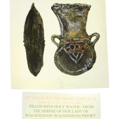 Medieval Lead Pilgrims Ampulla - 15th Century AD - Silbury Coins ...