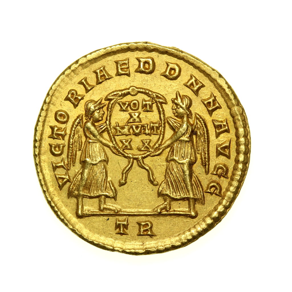 Constans 337-350AD Gold Solidus Trier mint - Extremely Fine - Silbury ...