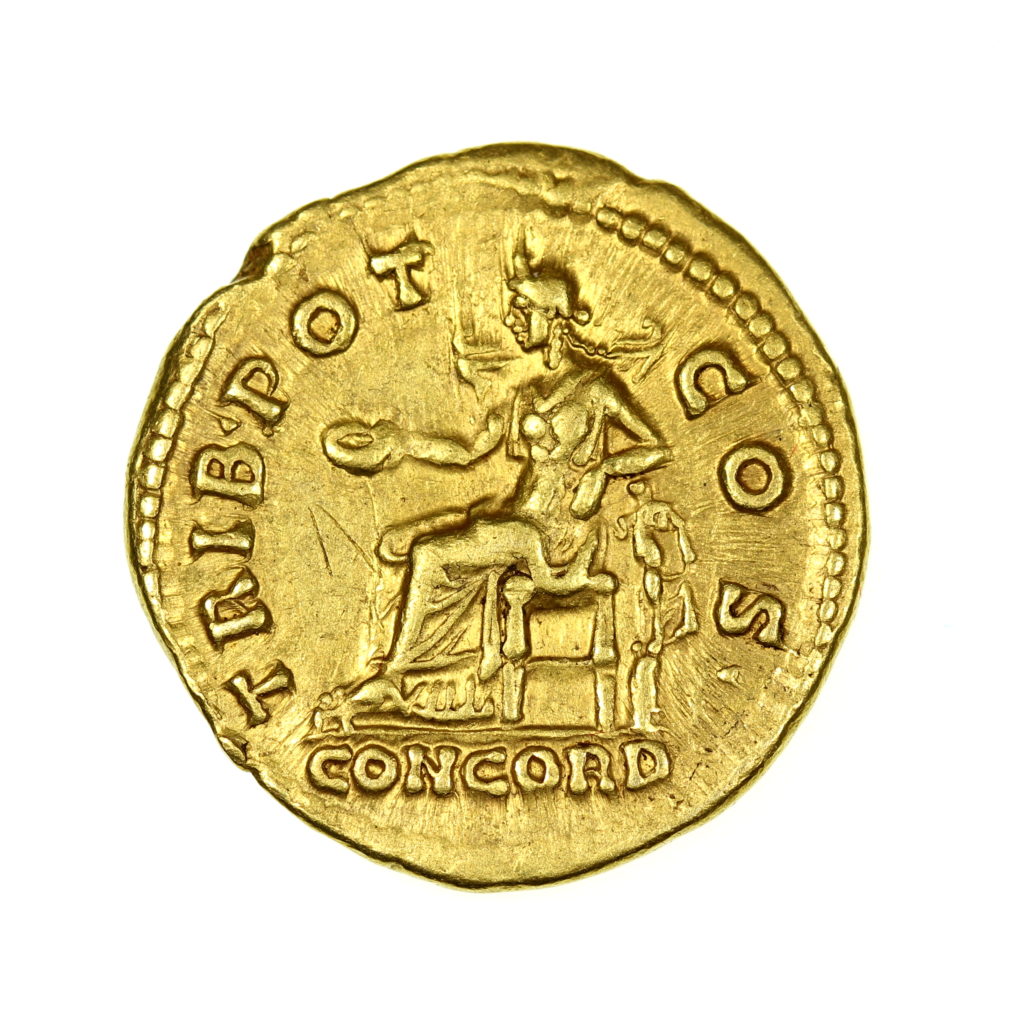 Antoninus Pius AD 138-161 Gold Aureus Rome - Silbury Coins : Silbury Coins