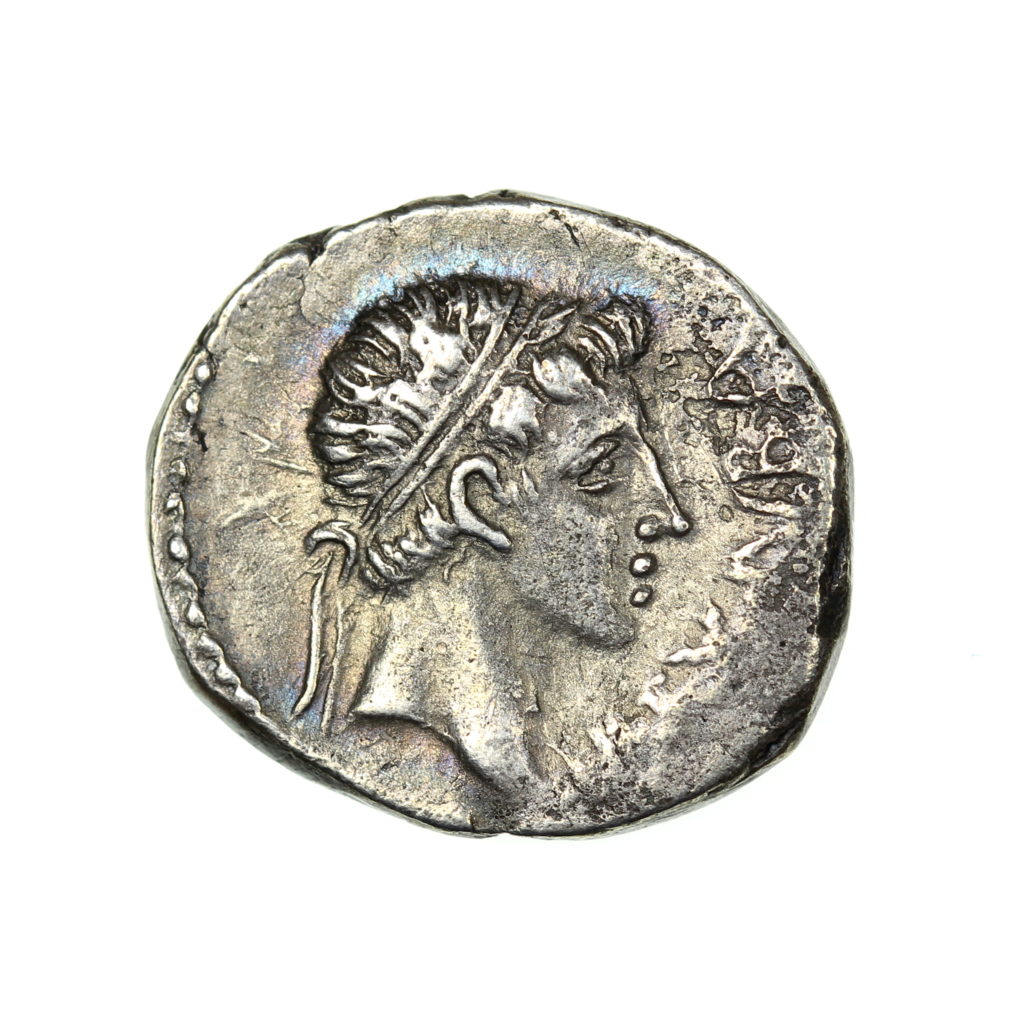Kings Mauretania Juba II, with Kleopatra Selene 25BC-24AD Silver ...