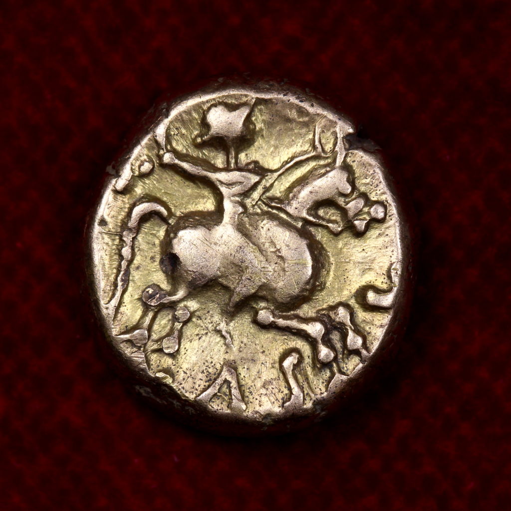 Catuvellauni Tascoivanos 25BC-10AD Gold Stater Tasciovanos Warrior ...