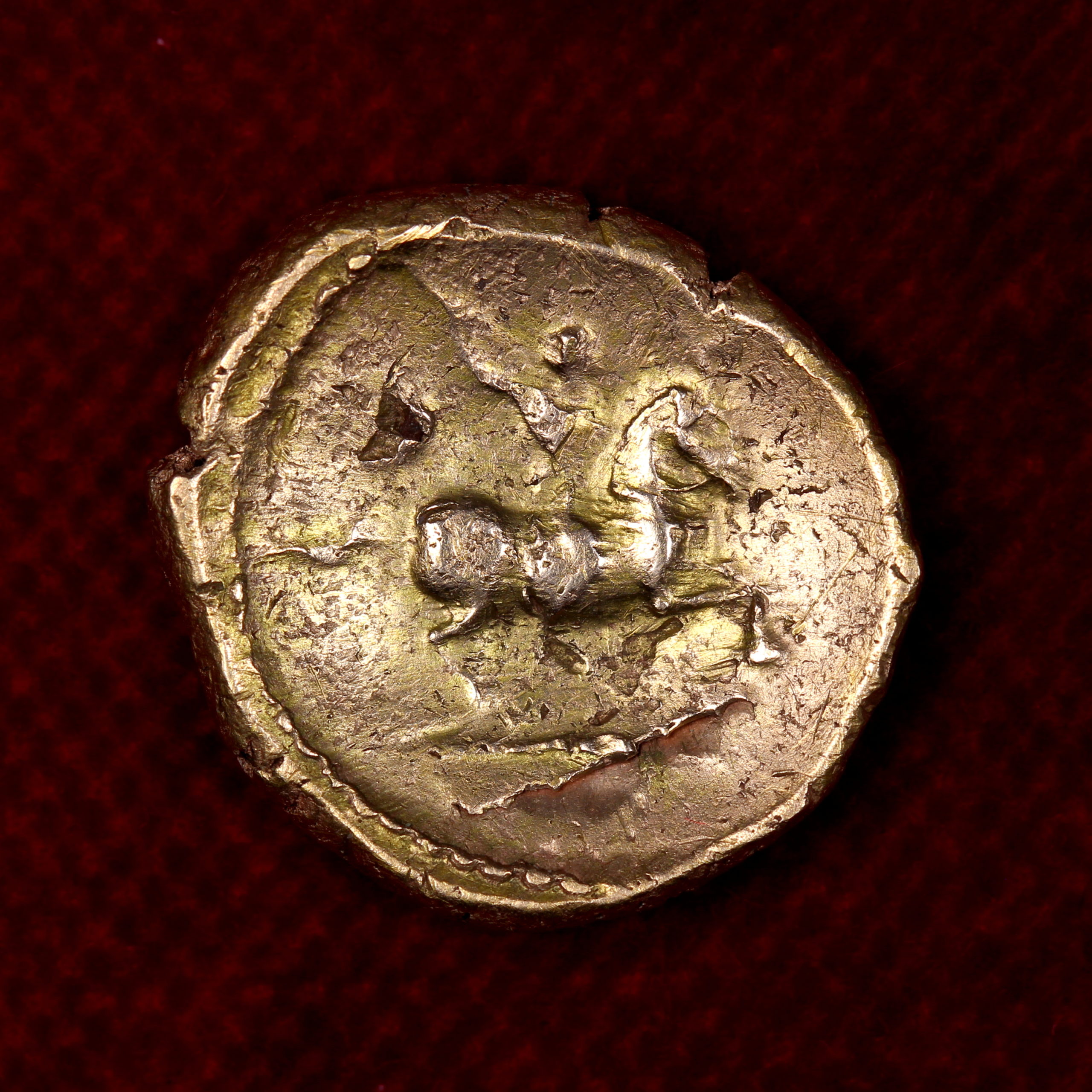 Atrebates Tincomarus 25BC-10AD Gold Stater Tincomarus Warrior TINCO ...