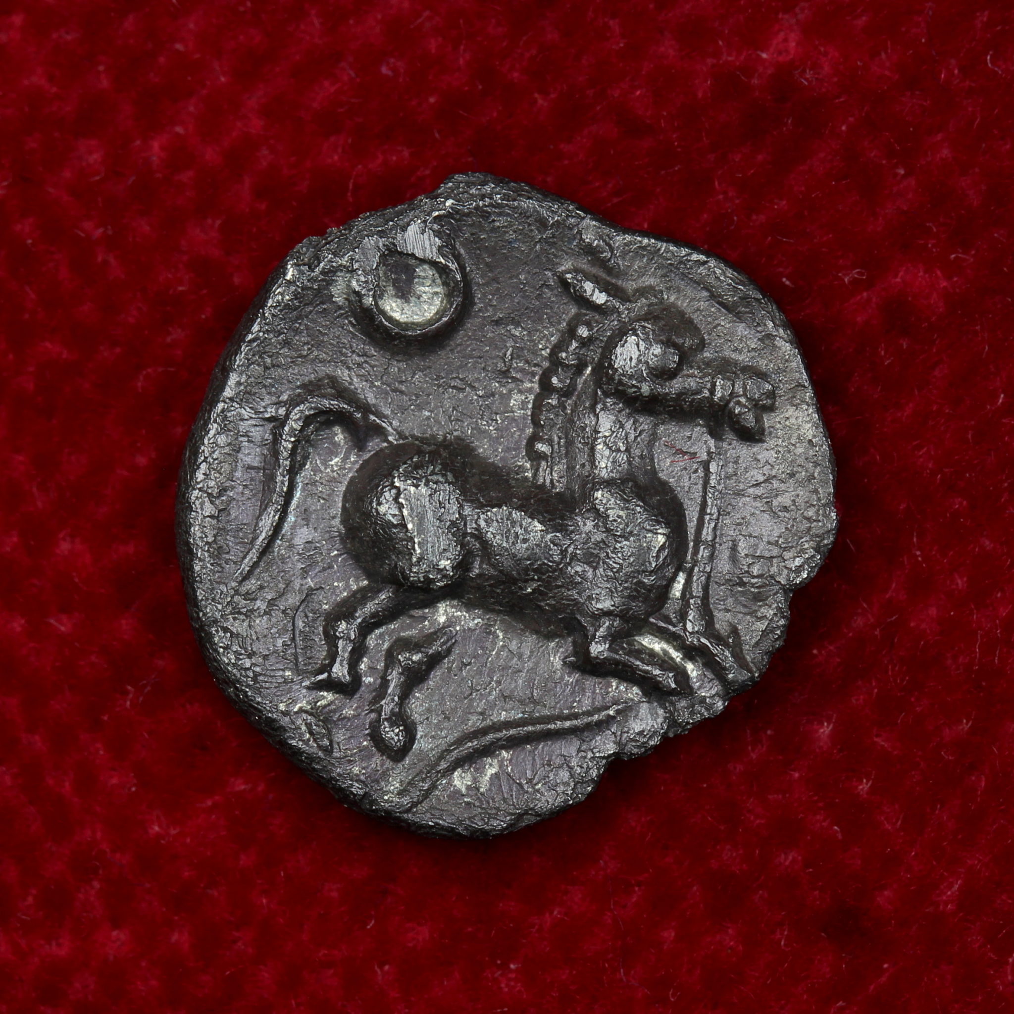 Catuvellauni Tasciovanos 25 BC-AD 10 Silver Unit Trailing Rein ...