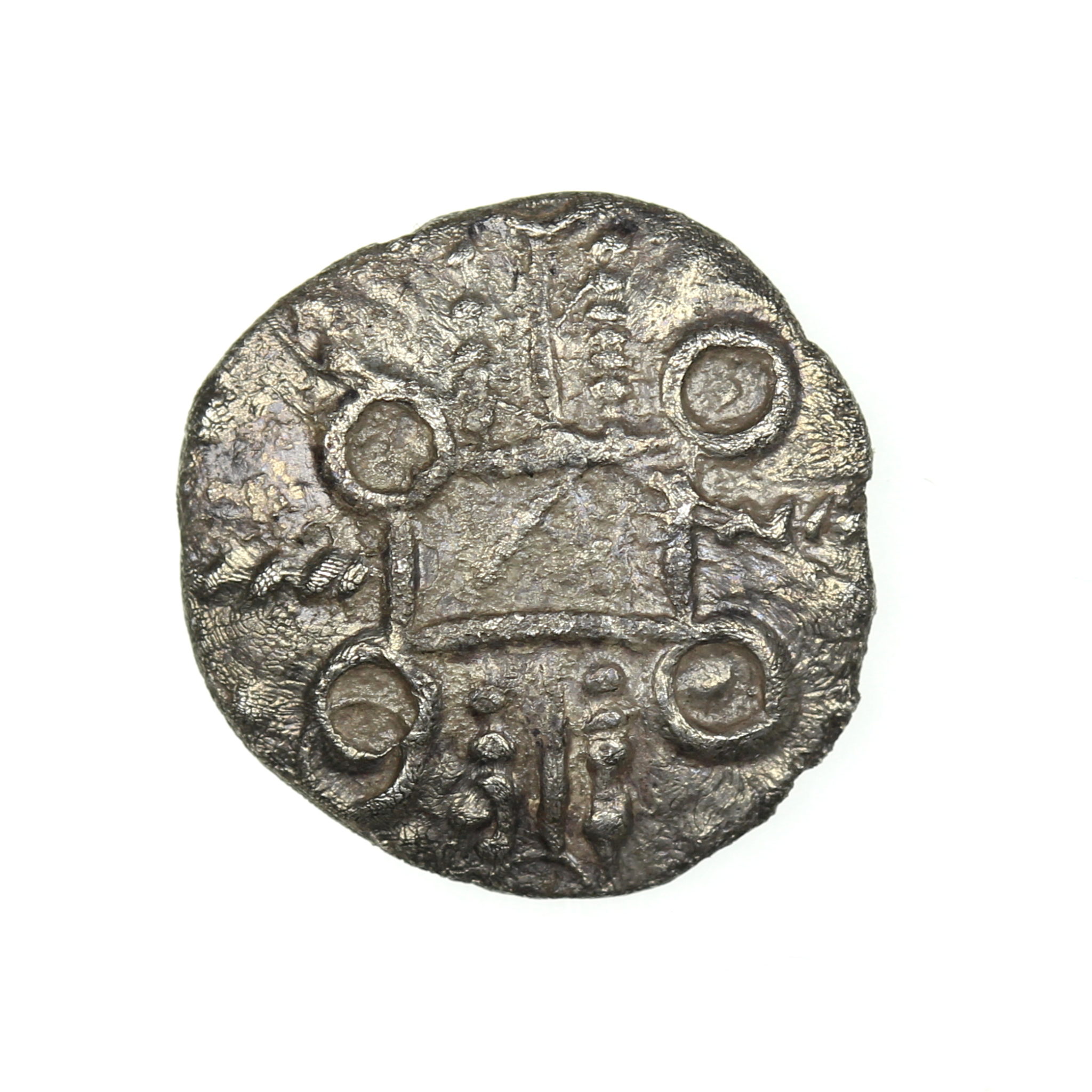 Catuvellauni Tasciovanos 25 BC-AD 10 Silver Unit Trailing rein type ...