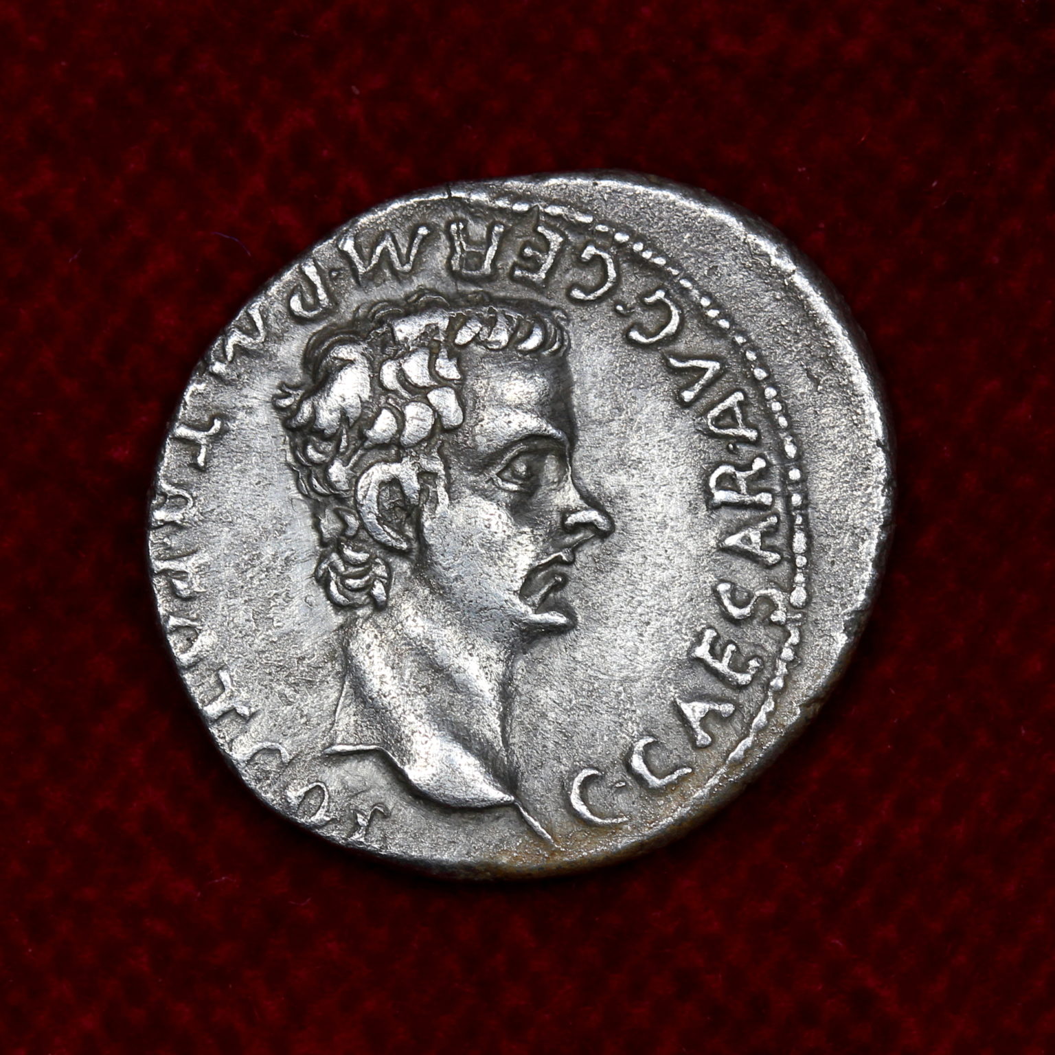 Caligula 37-41AD Silver Denarius Rev. Divus Augustus Lugdunum - The ...