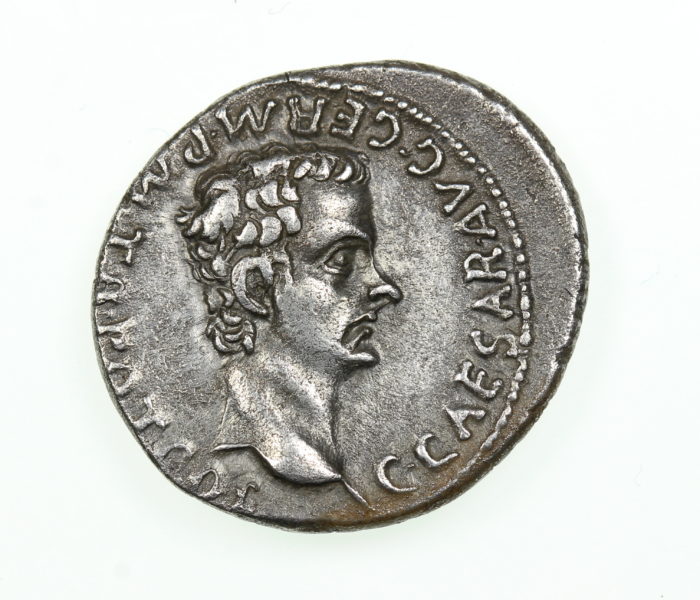 Caligula 37-41AD Silver Denarius Rev. Divus Augustus Lugdunum - The ...