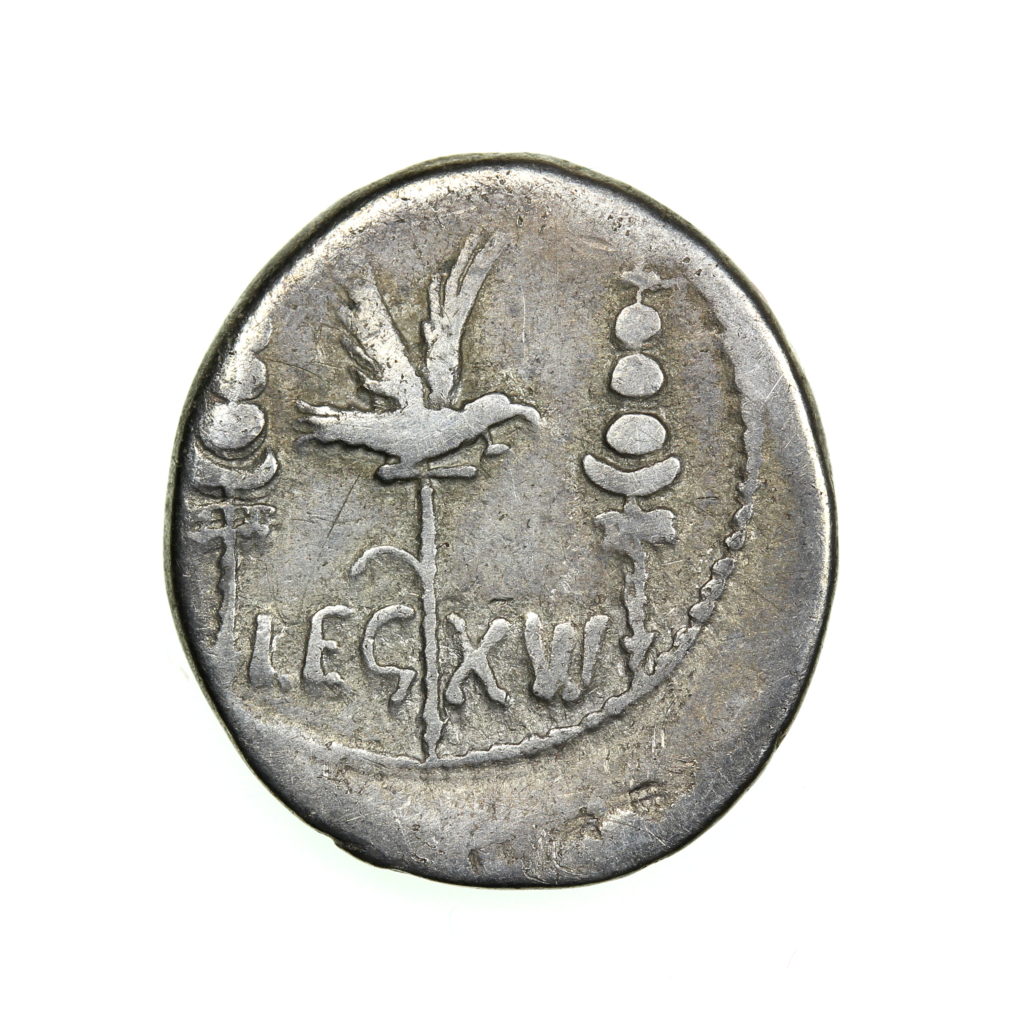 Mark Antony 32-31BC Silver Legionary Denarius LEG XVI - Silbury Coins ...