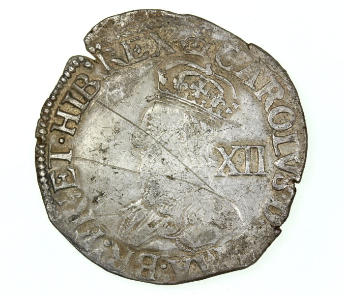The Ewerby Civil War Hoard Charles I Silver Shilling mm. Crown AD 1625 ...