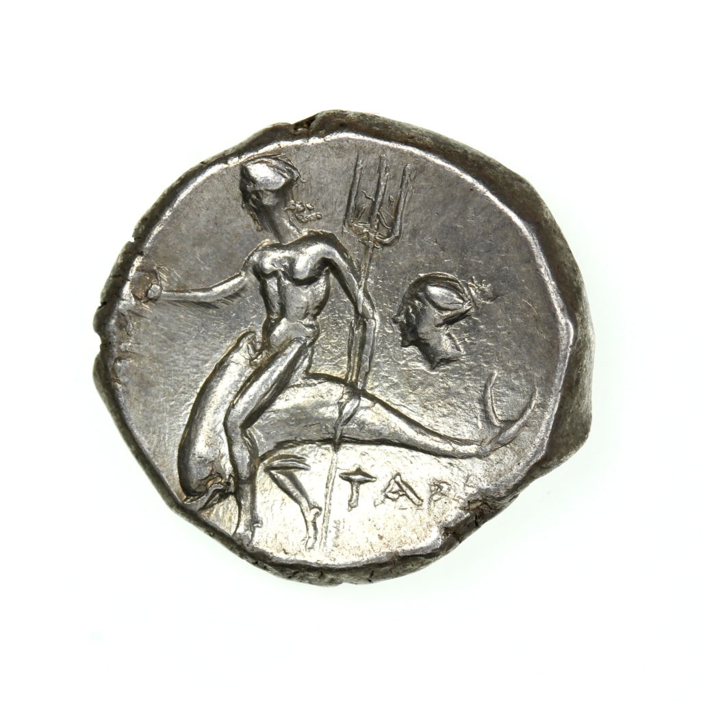 Calabria Tarentum 272-235BC Silver Didrachm - Silbury Coins : Silbury Coins
