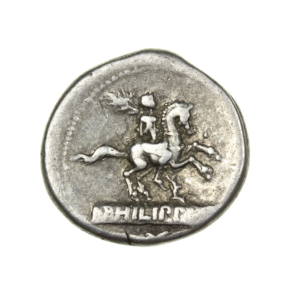 Roman Republic L. Marcius Philippus Silver Denarius 113/112BC - Silbury ...