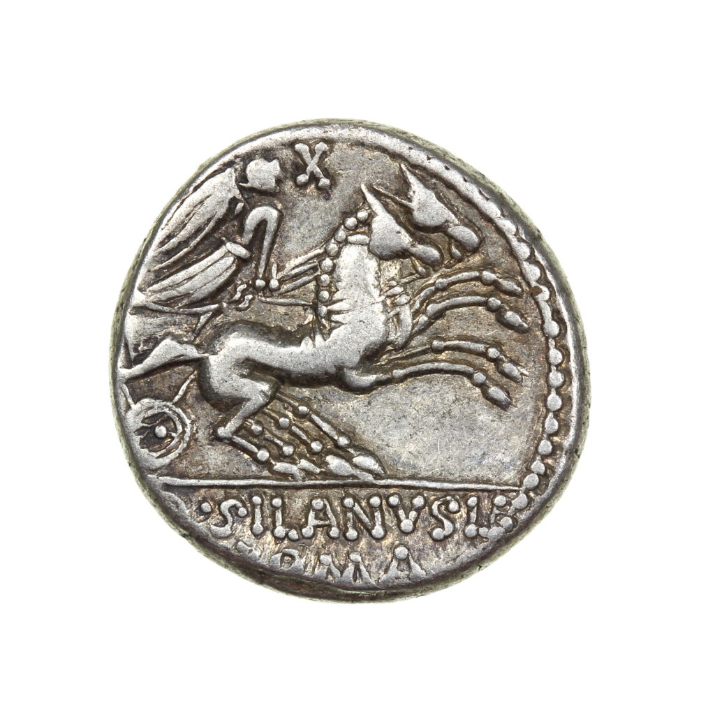 Roman Republic D. Junius L.f.Silanus Silver Denarius 91BC - Silbury ...