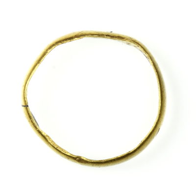 Post Medieval 17th Century AD Gold Posy Ring Inscription reads 'Keepe ...