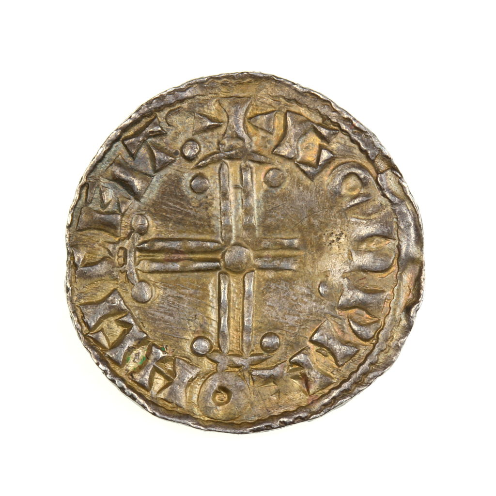 Edward the Confessor 1042-66AD Silver Penny Hammer Cross type ...