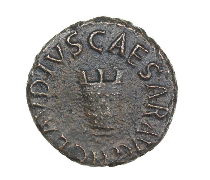 Claudius The Twelve Caesars 41-54AD Copper Quadrans - Silbury Coins ...