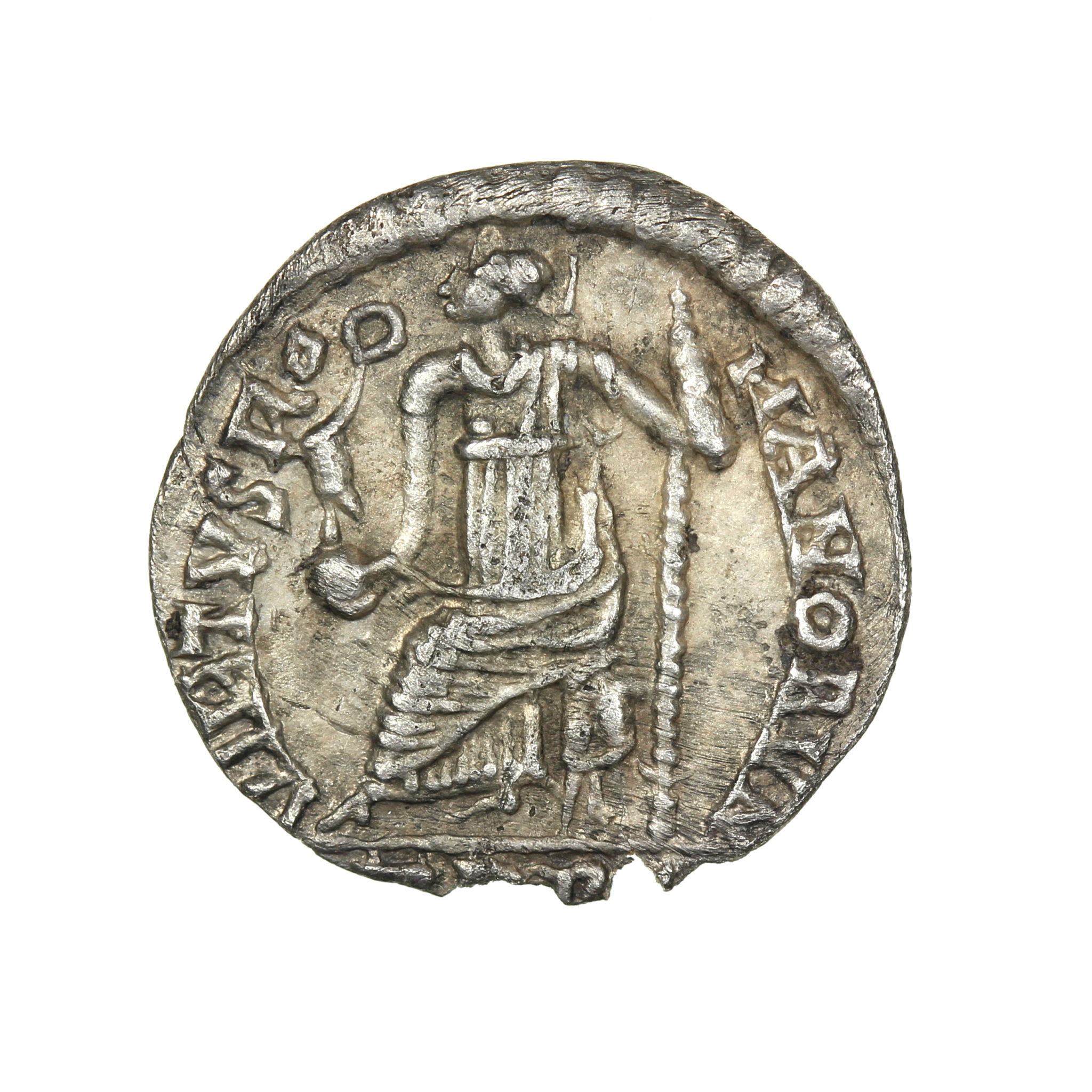 Arcadius 383-408AD Silver Siliqua, Trier - Silbury Coins : Silbury Coins