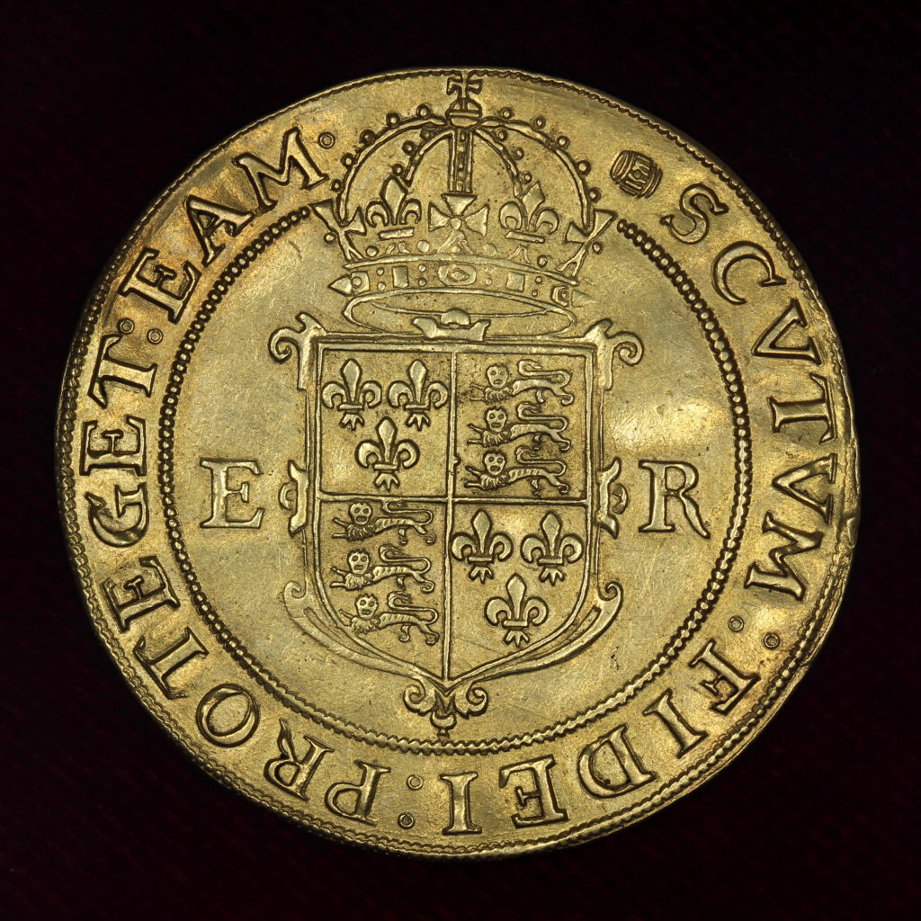 Elizabeth I 1555-1603AD Gold Pound Sixth Issue - Silbury Coins ...