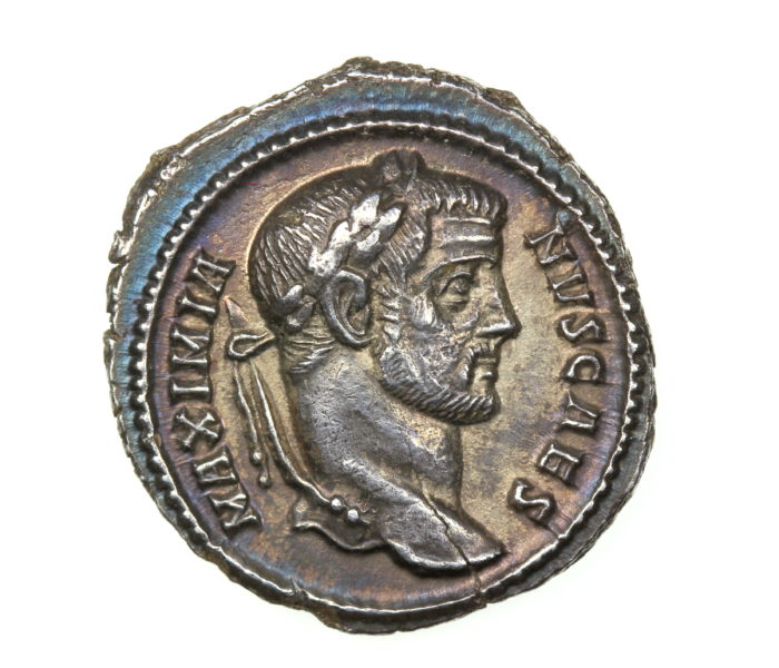 Galerius as Caesar 305-311AD Silver Argenteus - Silbury Coins : Silbury ...