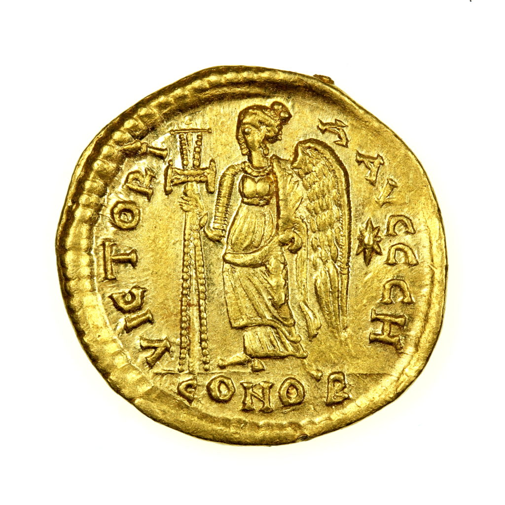 Byzantine Anastasius 491-518AD Gold Solidus - Silbury Coins : Silbury Coins