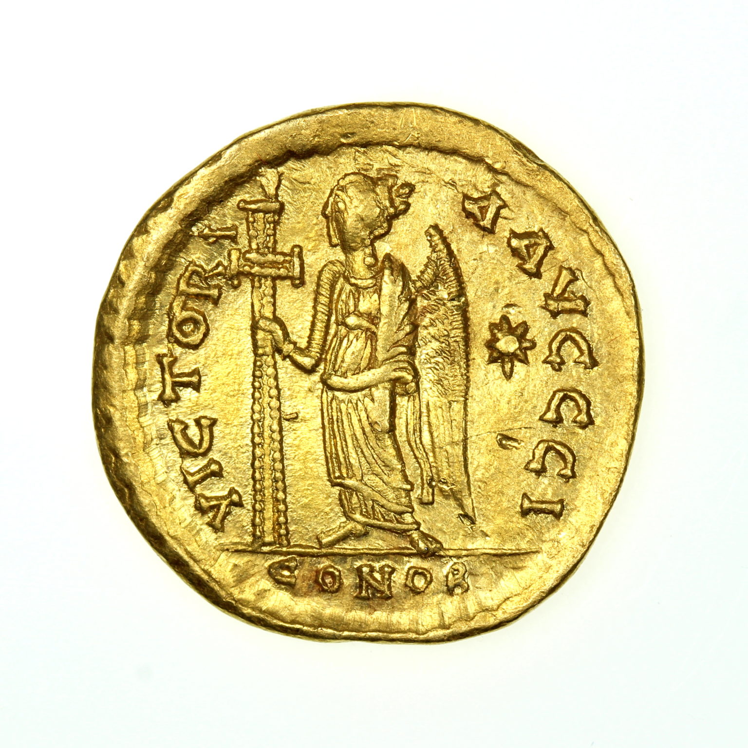 Byzantine Anastasius 491-518AD Gold Solidus, Constantinople - Silbury ...