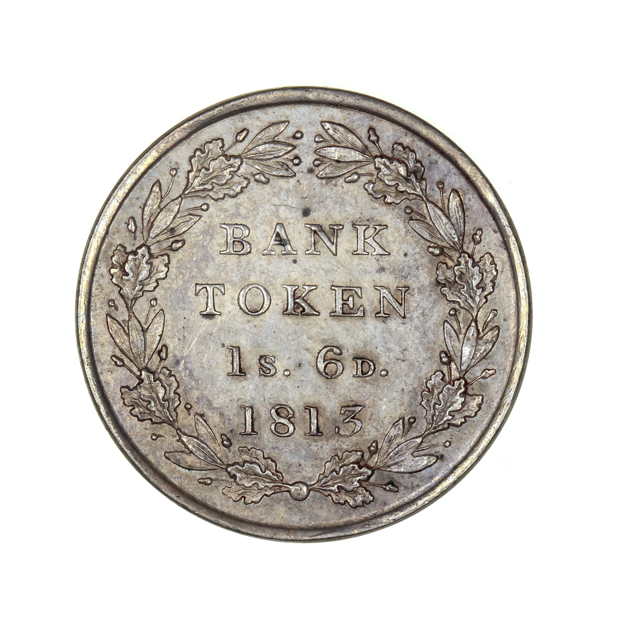 George III AD 1760-1820 Bank of England Issue Silver Eighteen Pence AD ...