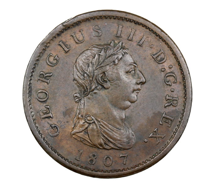 George III AD 1760-1820 Copper Penny AD 1807 - Silbury Coins : Silbury ...