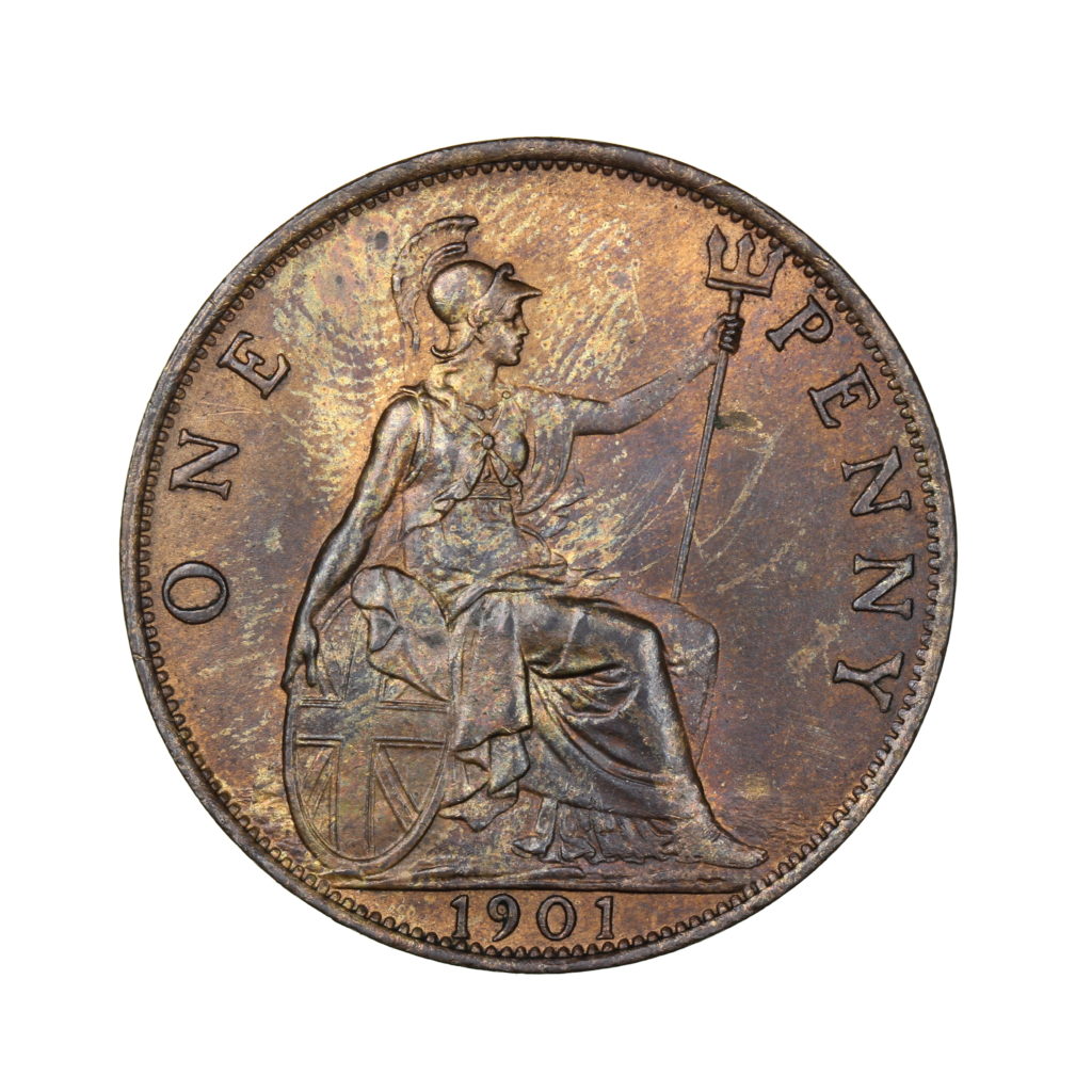 Victoria AD 1837-1901 Bronze Penny AD 1901 - Silbury Coins : Silbury Coins
