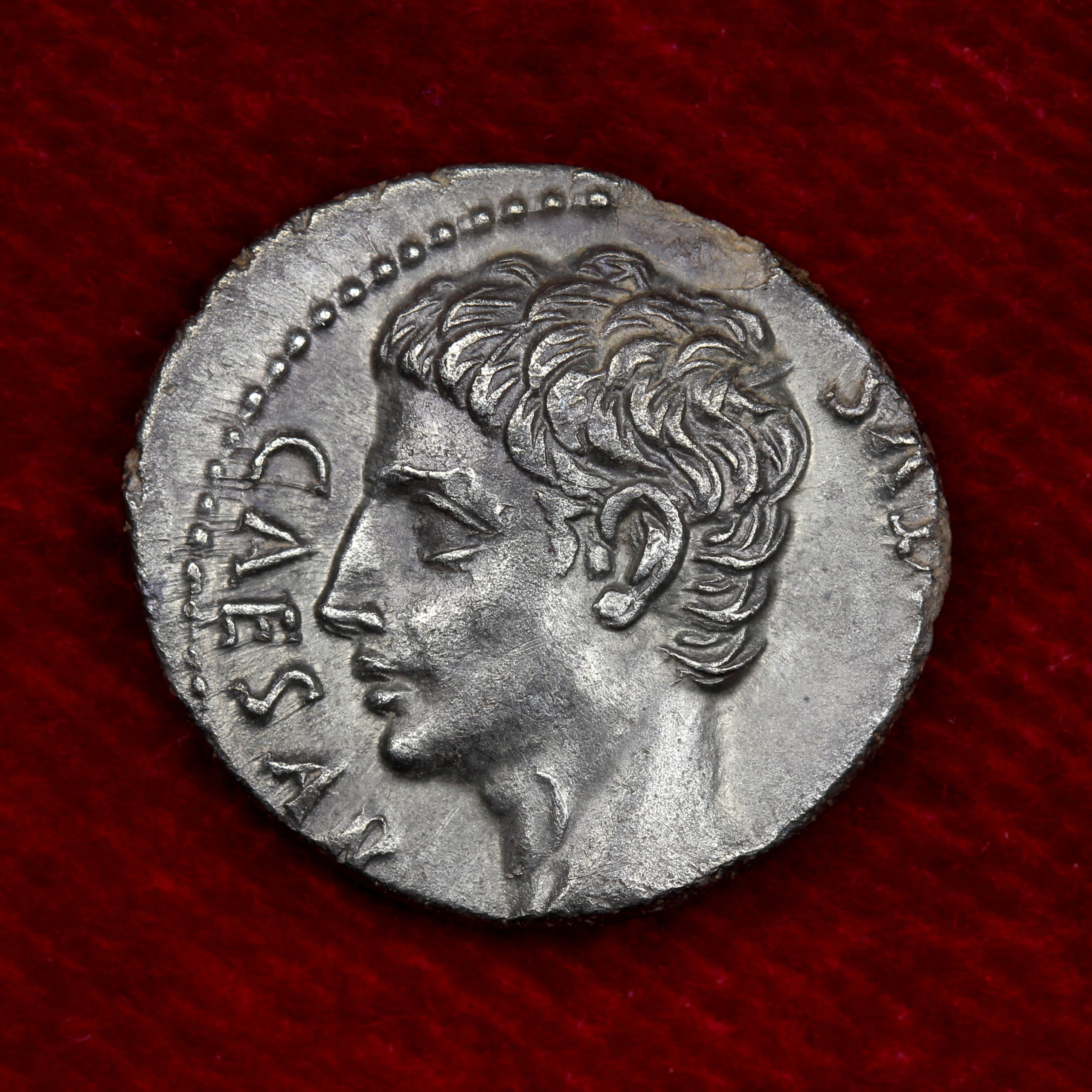 Augustus The Twelve Caesars Silver Denarius 27BC-14AD - Silbury Coins ...