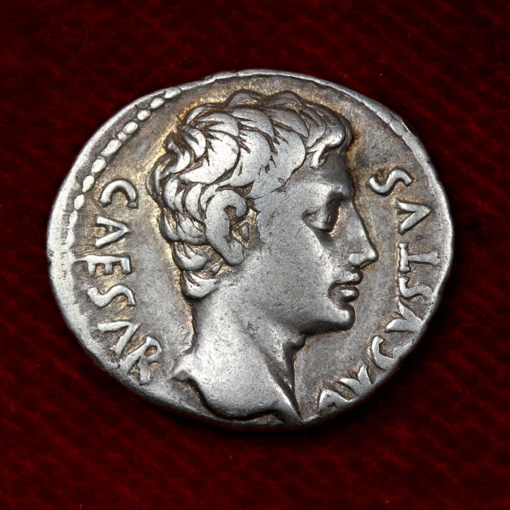 Augustus The Twelve Caesars Silver Denarius 27BC-14AD - Silbury Coins ...
