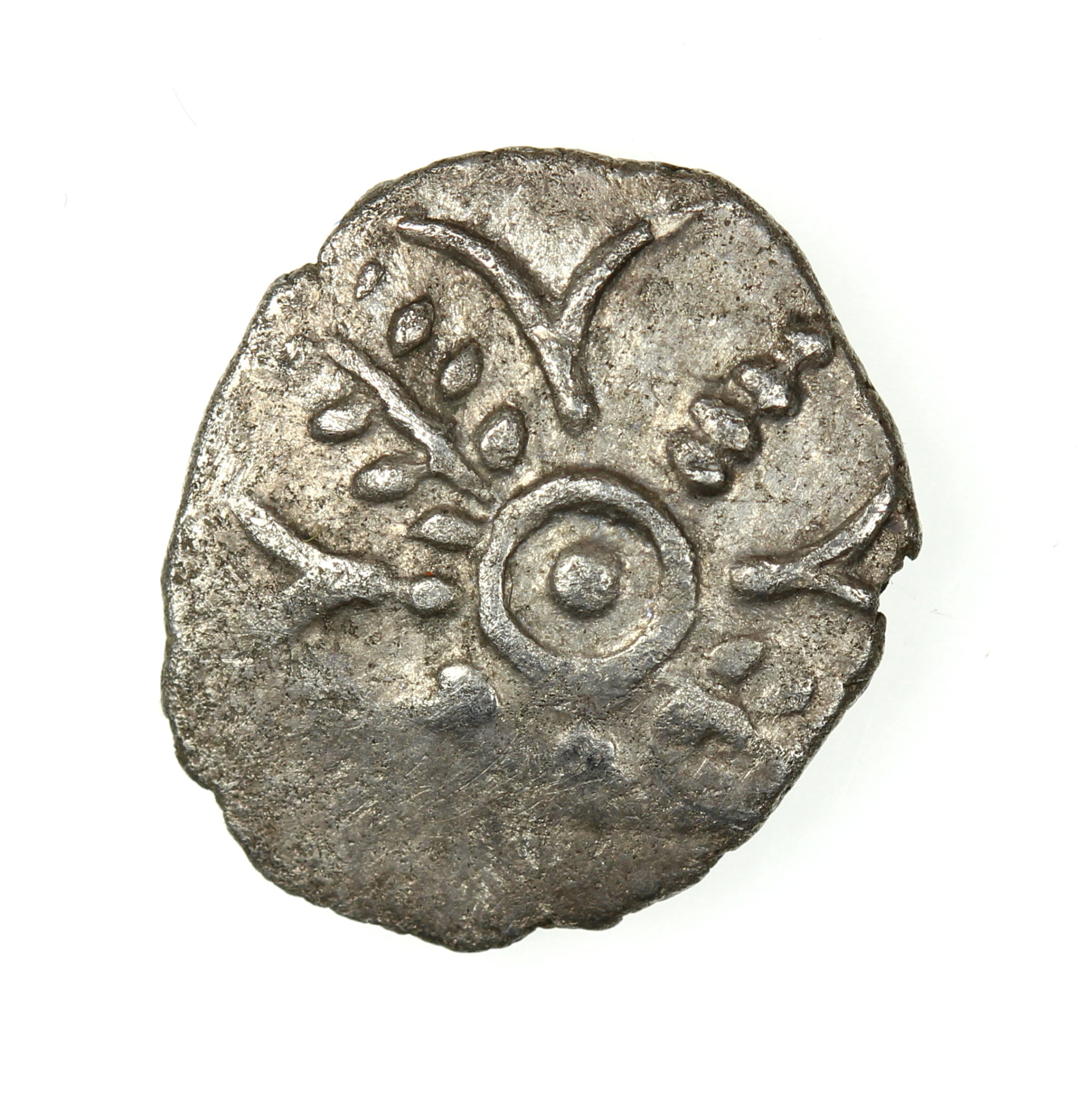 Iceni 1st Century BC Silver Half Unit Corn Ear Quatrefoil, extremely ...