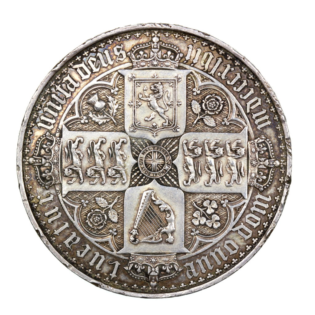 Victoria 1837-1901AD Silver Gothic Crown - Silbury Coins : Silbury Coins