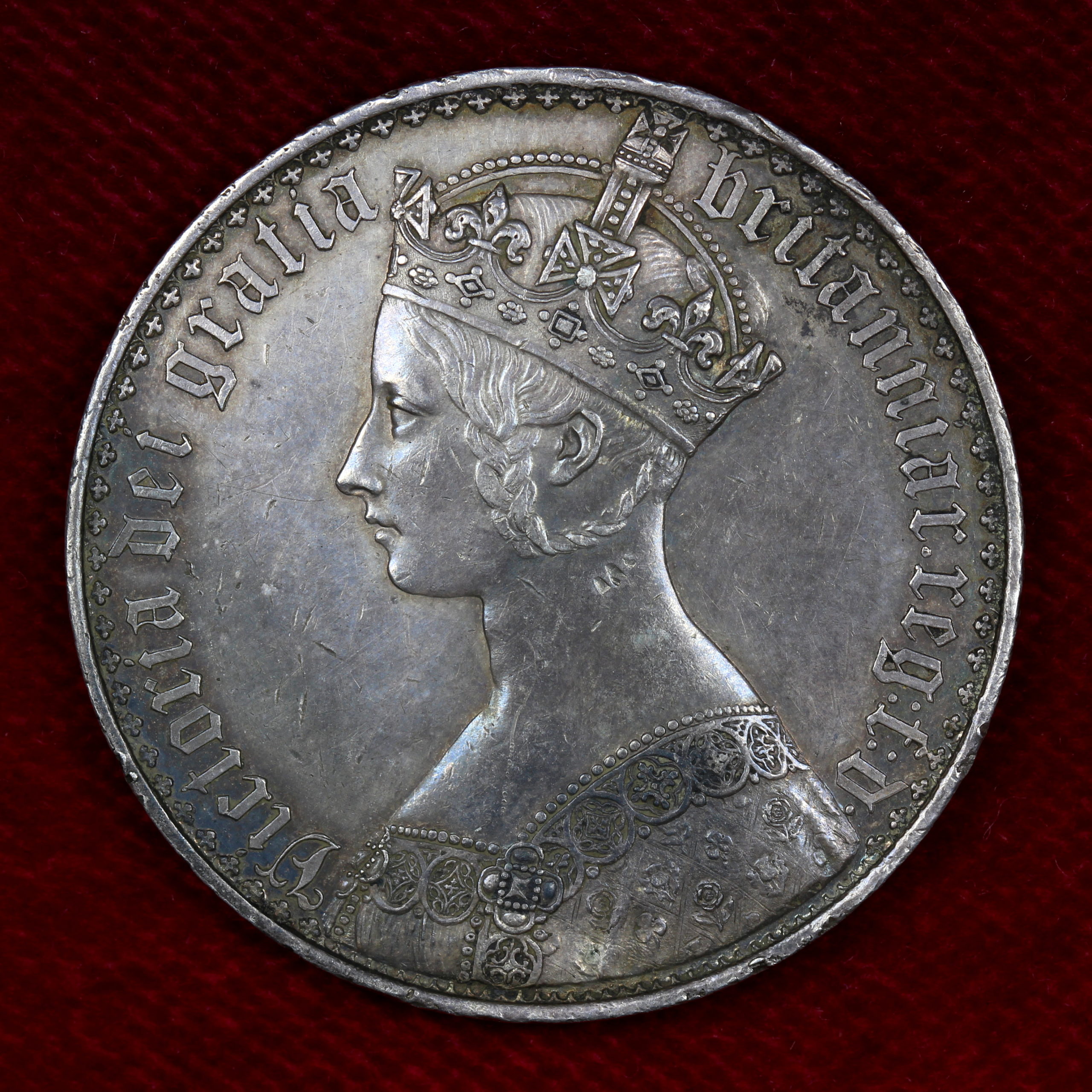 Victoria 1837-1901AD Silver Gothic Crown - Silbury Coins : Silbury Coins