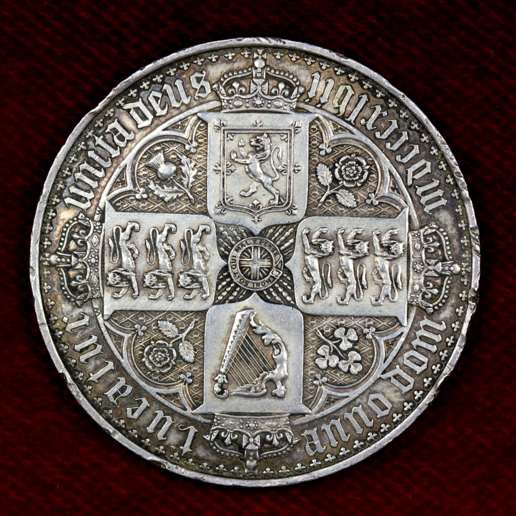 Victoria 1837-1901AD Silver Gothic Crown - Silbury Coins : Silbury Coins