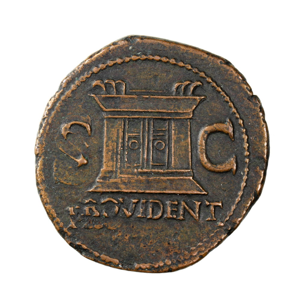 Divvs Augustus by Tiberius 14-37AD Bronze Dupondius - Silbury Coins ...