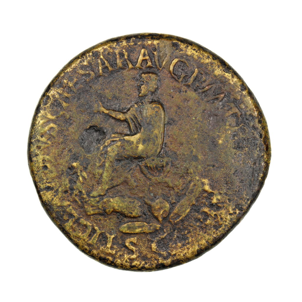 Nero Claudius Drusus (Father of Claudius 41-54AD) Bronze Sestertius ...