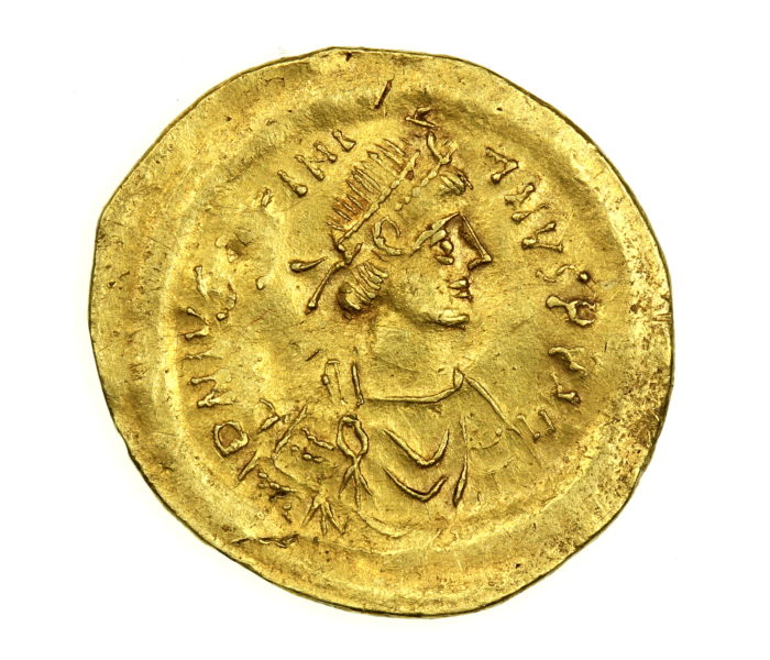 Byzantine Justinian II 527-565AD Gold Tremissis - Silbury Coins ...
