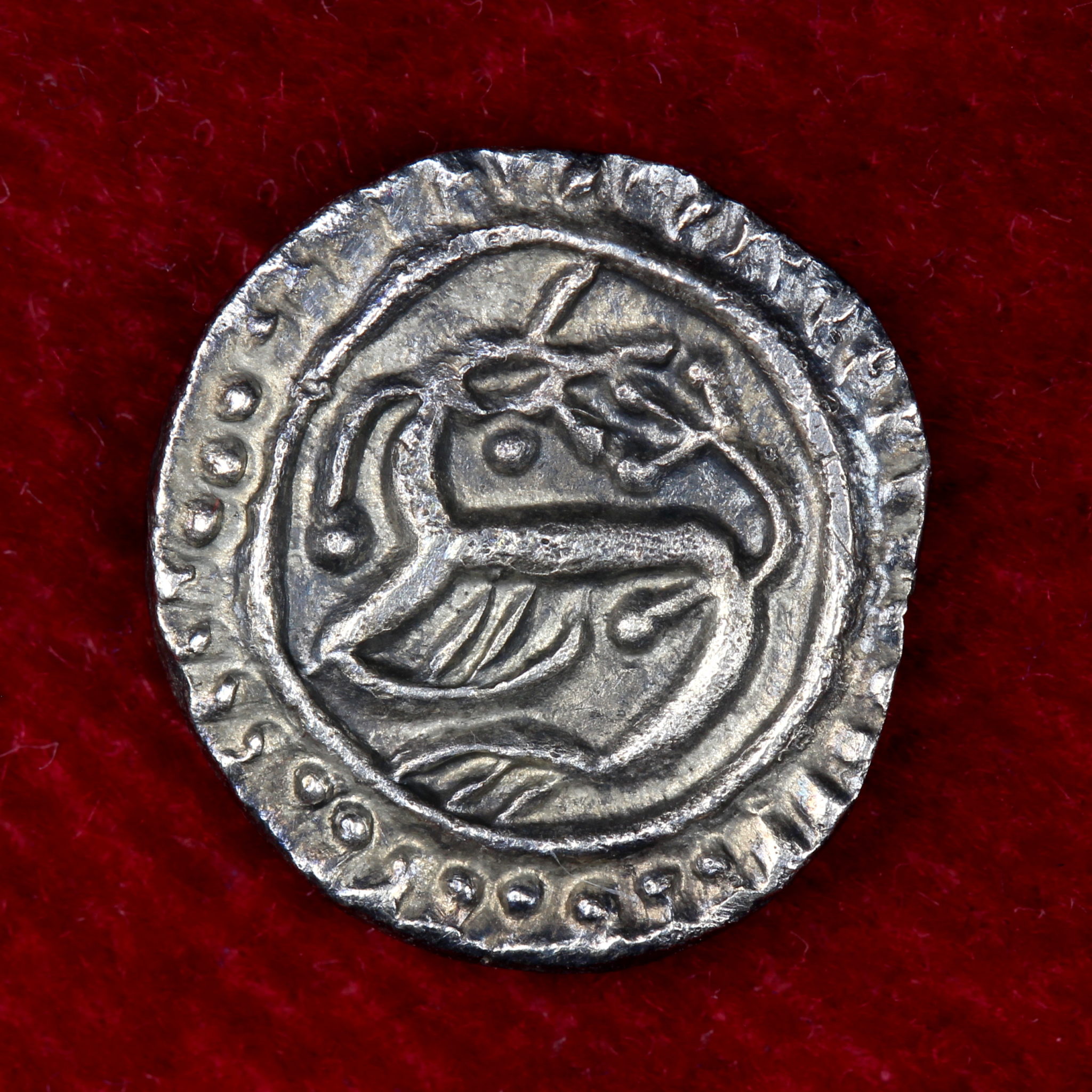 Anglo Saxon Continental Issues 695-740AD Silver Sceatta Series X Wodan ...