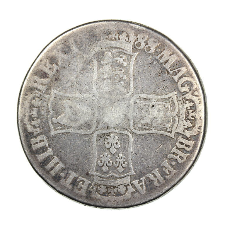 James II 1685-1688AD Silver Crown 1688AD 2nd bust - Silbury Coins ...