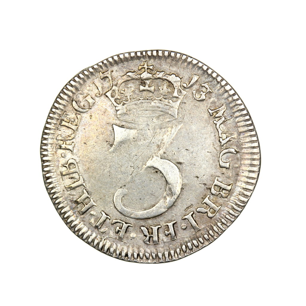 Anne AD 1702-1714 Silver Threepence AD 1713 Maundy Coinage - Silbury ...