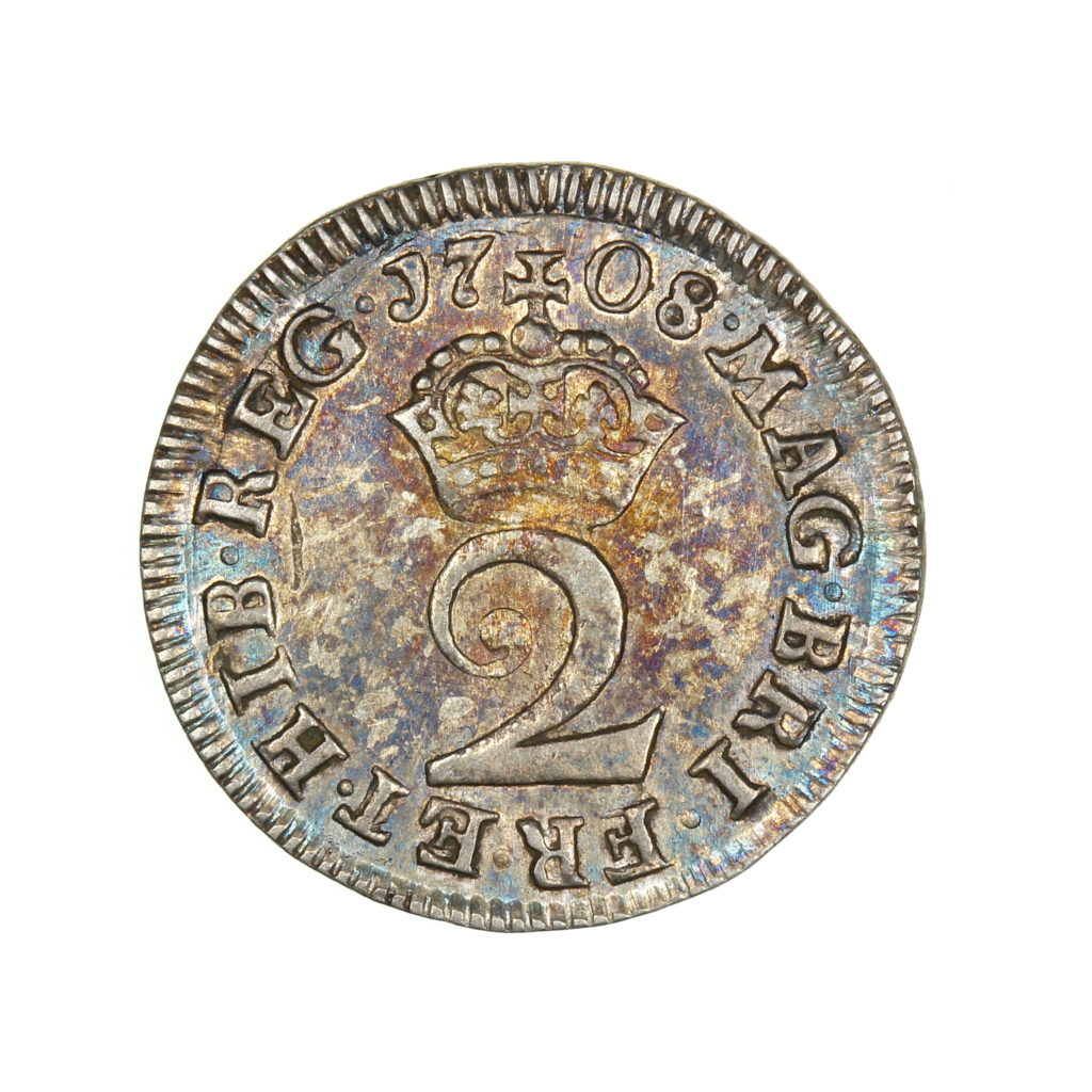 Anne AD 1702-1714 Silver Twopence AD 1708 Maundy Coinage - Silbury ...