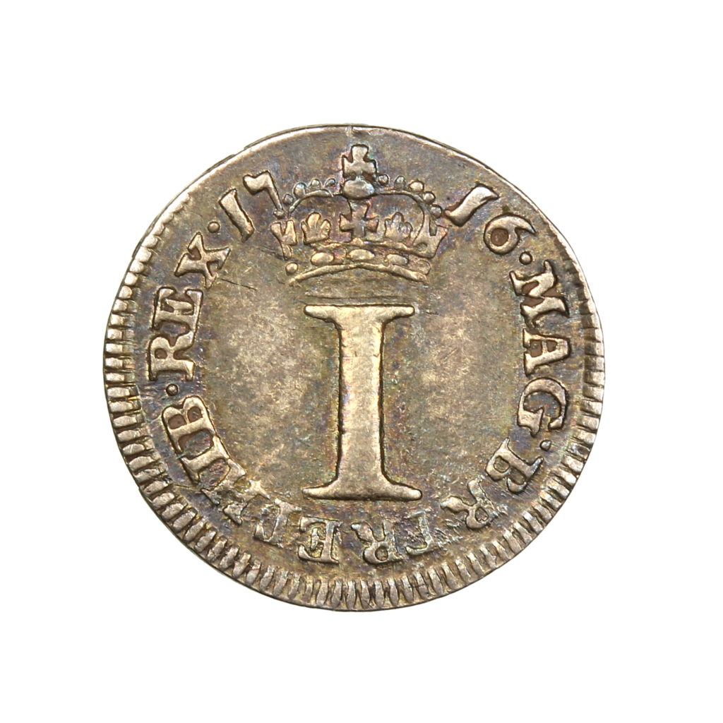 George I AD 1714-1727 Silver Penny AD 1716 Maundy Coinage - Silbury ...