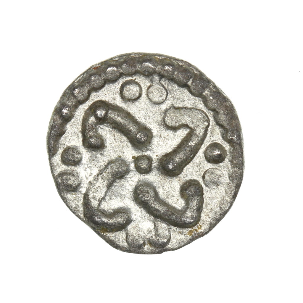 Anglo Saxon Continental Issues 695-740AD Silver Sceat, Interlace Cross ...
