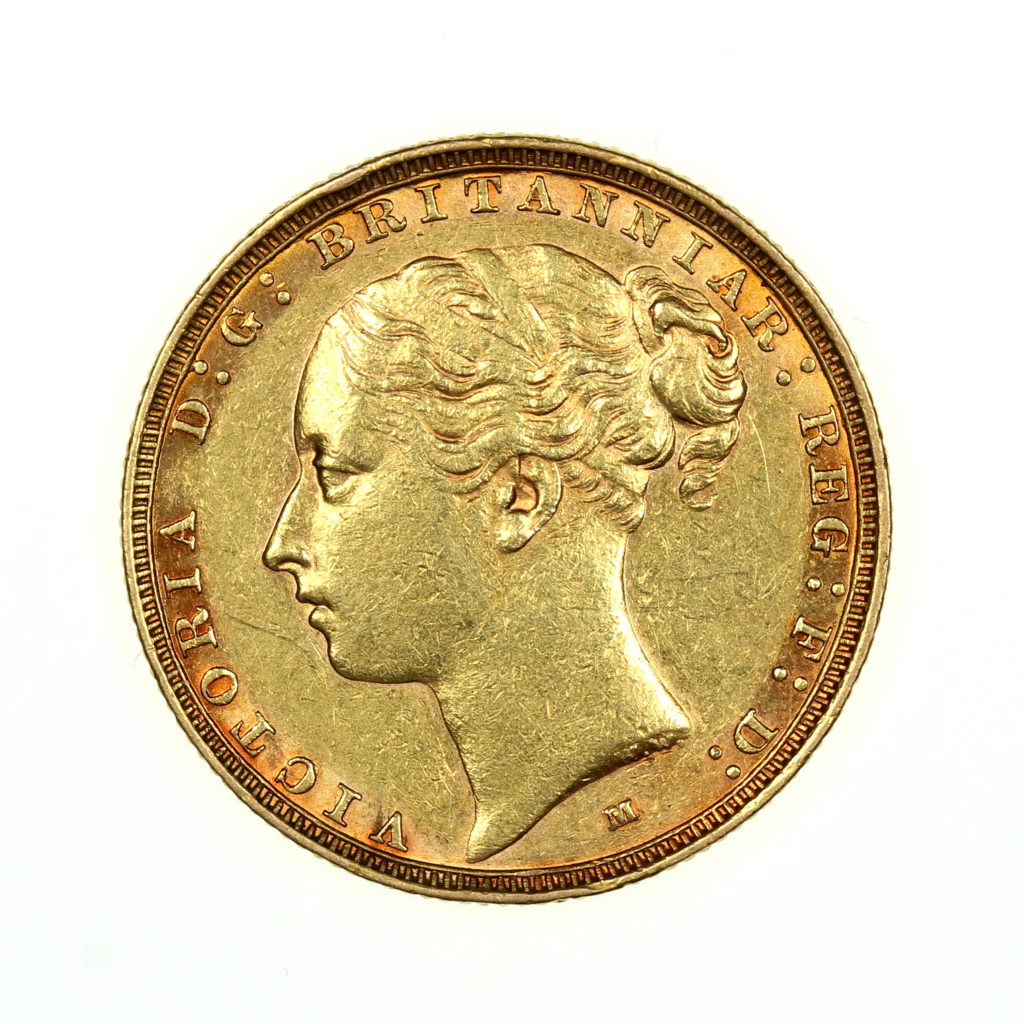 Victoria 1837-1901AD Gold Sovereign 1886AD Melbourne mint - Silbury ...