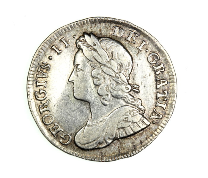 George II AD 1727-1760 Silver Threepence AD 1746 Maundy Coinage ...