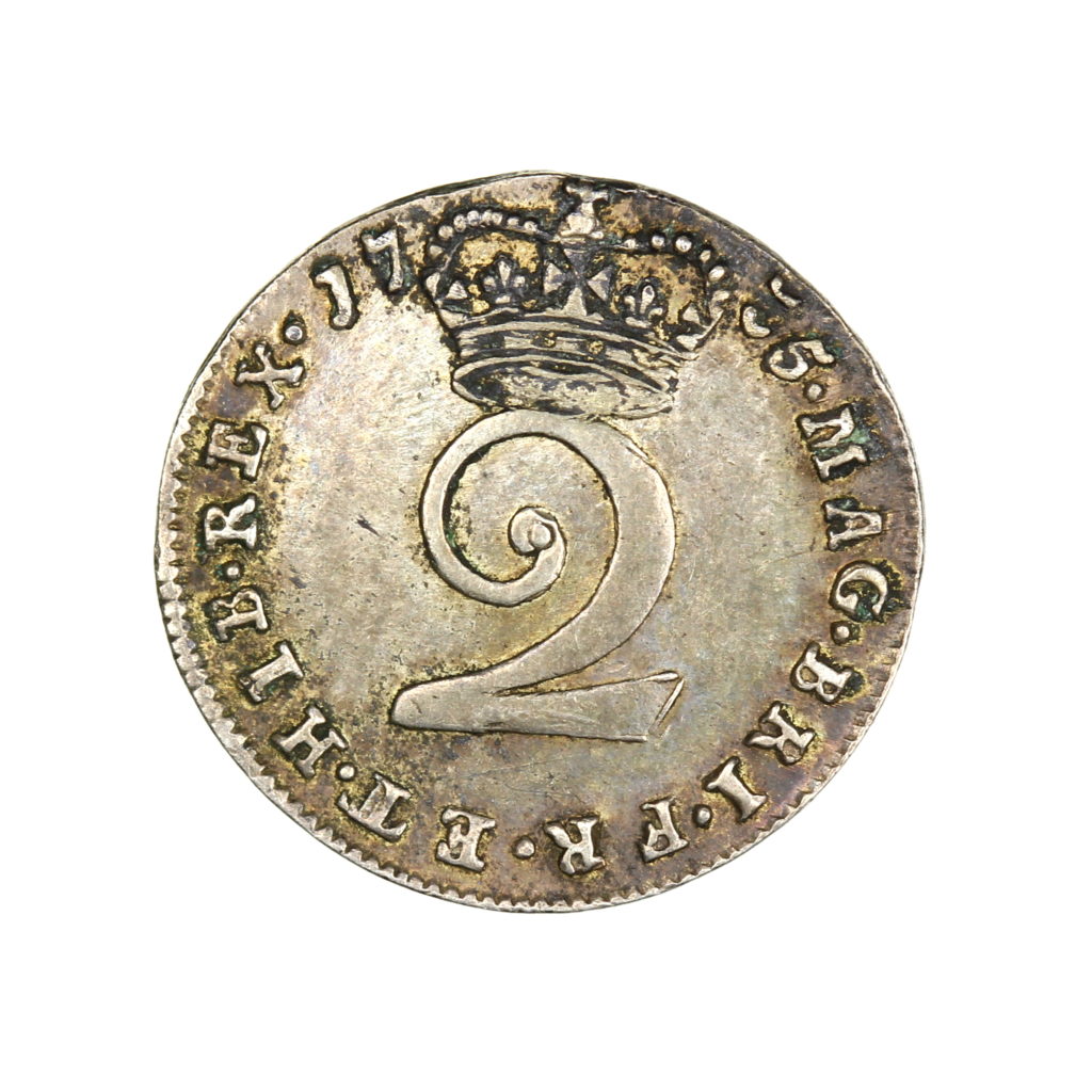 George II AD 1727-1760 Silver Twopence AD 1735 Maundy Coinage - Silbury ...