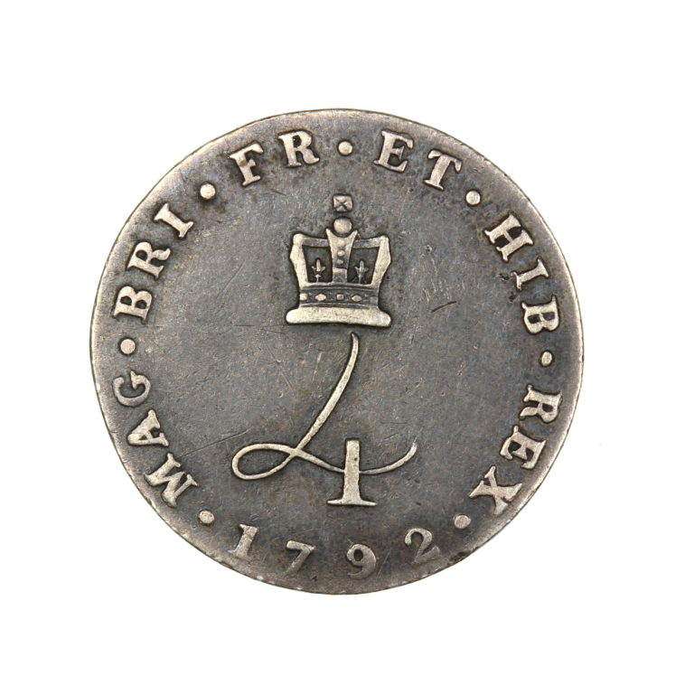 George III AD 1760-1820 Silver Fourpence AD 1792 Maundy Coinage Wire ...