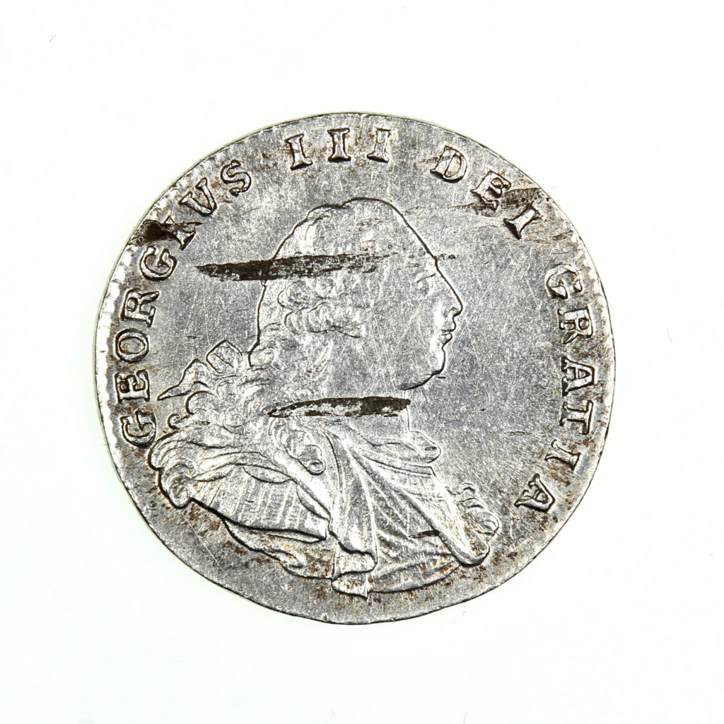 George III AD 1760-1820 Silver Twopence AD 1795 Maundy Coinage ...