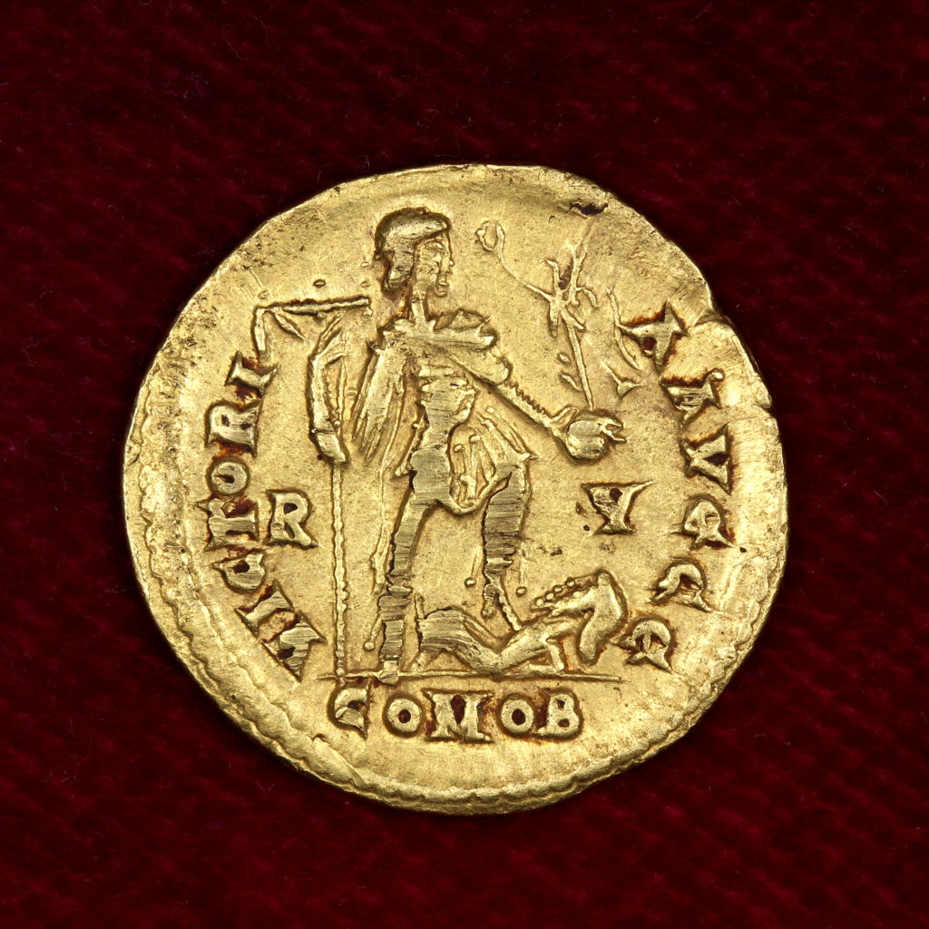 Honorius 393-423AD Gold Solidus Ravenna mint - Silbury Coins : Silbury ...