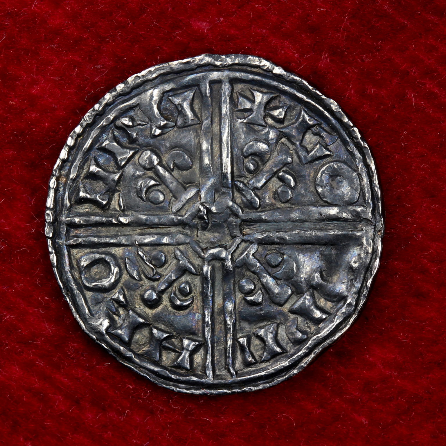 Harold I ' Harefoot' 1035-1040AD Silver Penny Fleur de Lis type ...